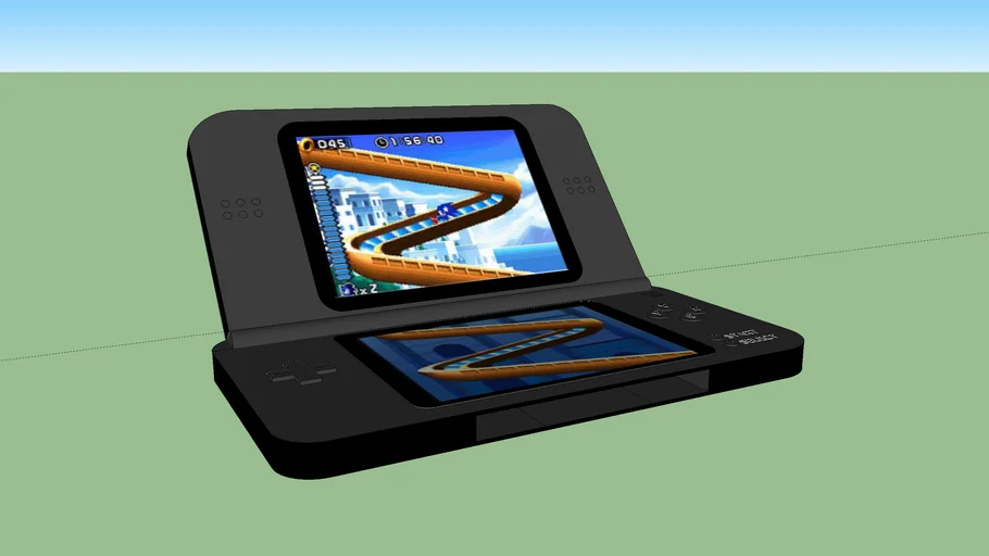 Black Nintendo DS Lite | 3D Warehouse