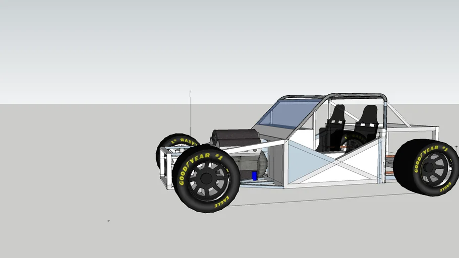 Tube Chassis Hot Rod V4 | 3D Warehouse