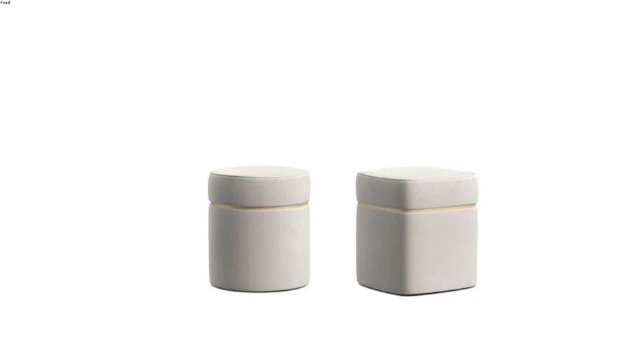 Genova Ottoman | 3D Warehouse