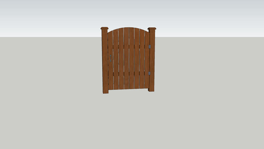 Wood Gate | 3D Warehouse