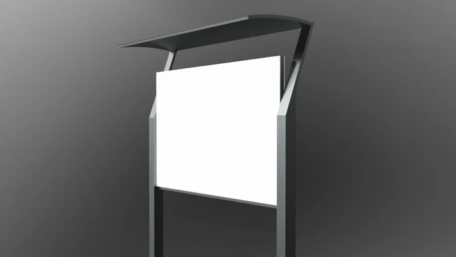 Info panel - advertisement board | 3D Warehouse