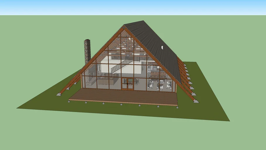 A Frame Lodge | 3D Warehouse