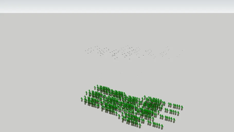 large dat boi army | 3D Warehouse