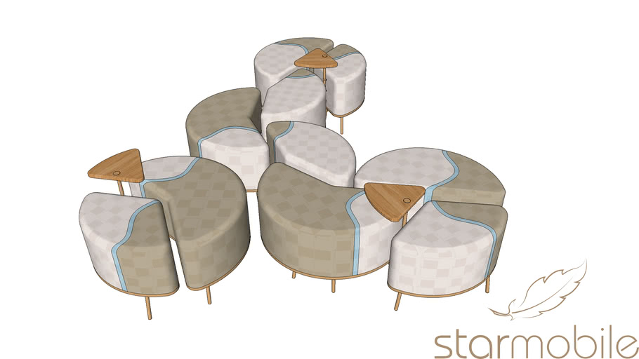 PUFFs RUA DE PEDRA - SM | 3D Warehouse