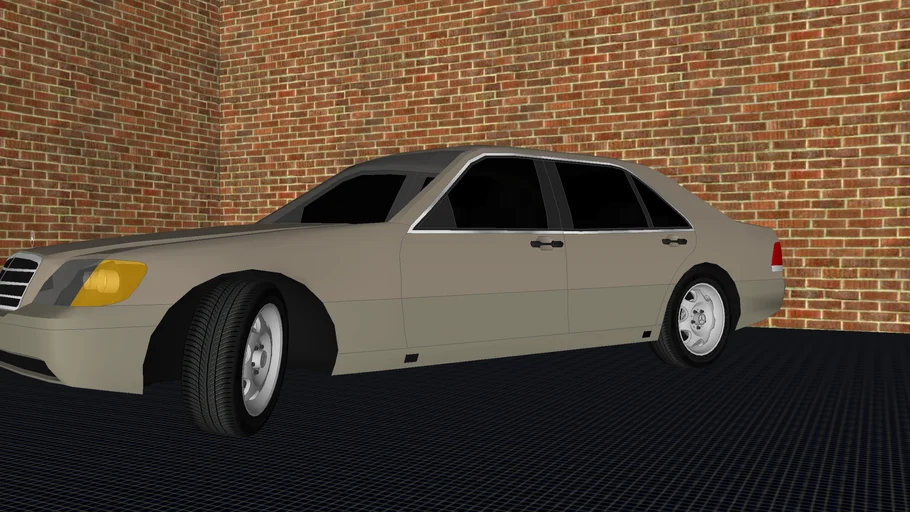 Mercedes Benz S 600 Twin Turbo v12 Long Wheel Base 1997 (w140) | 3D ...