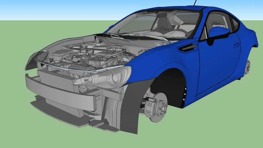 Subaru BRZ Body Part | 3D Warehouse