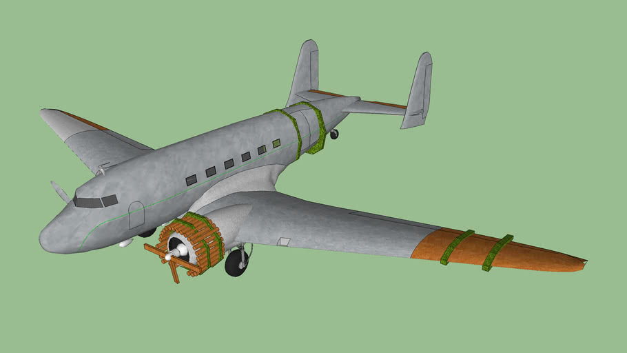 Old Airplane from Madagascar 2 | 3D Warehouse