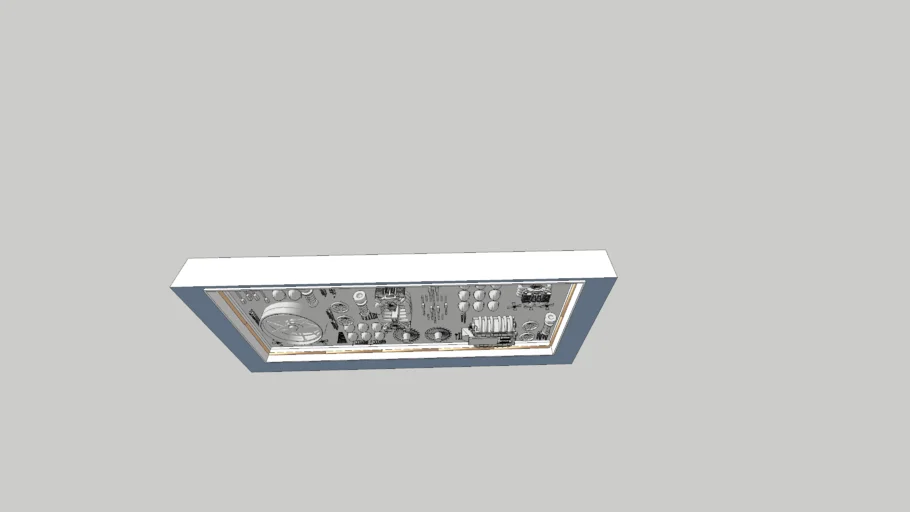 engine display wall | 3D Warehouse