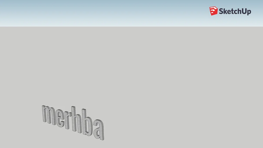 merhba | 3D Warehouse