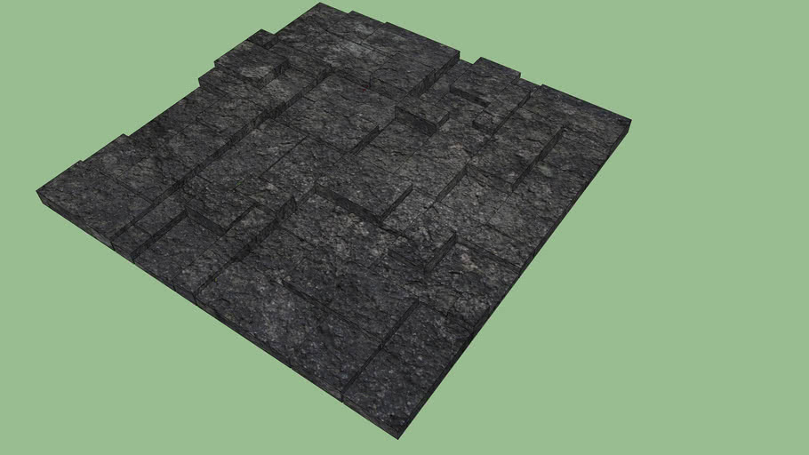 PLACA PEDRA 30X30 | 3D Warehouse