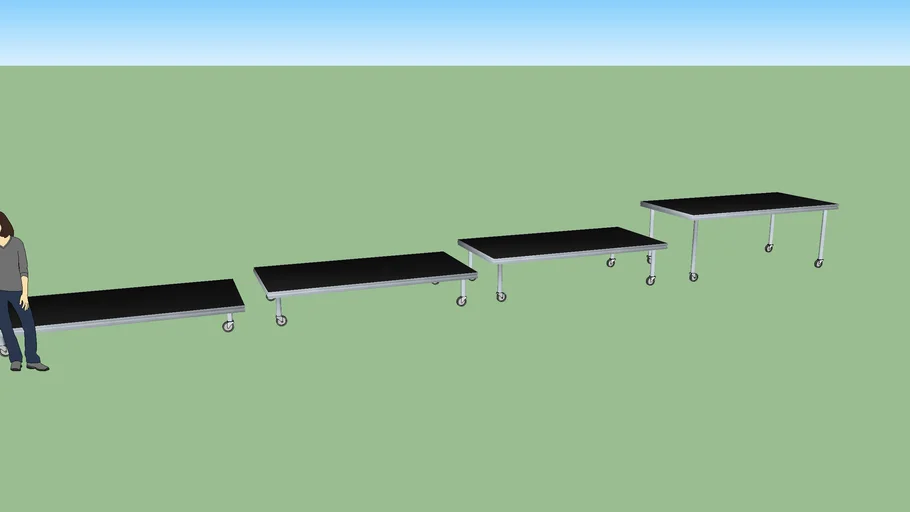 Stage riser | 3D Warehouse