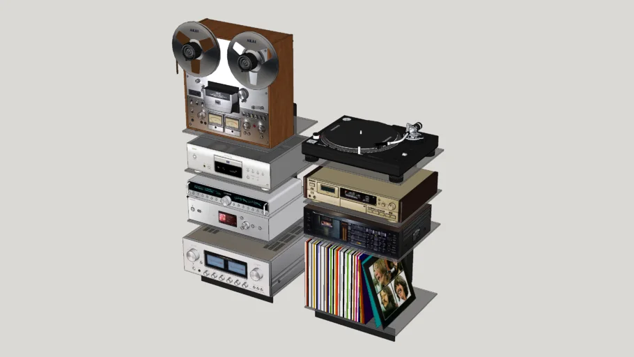 Music set | 3D Warehouse