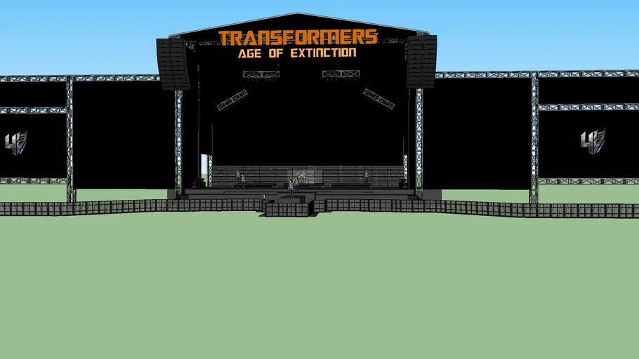 Transformers 4: Age Of Extinction World Premiere Stage | 3D Warehouse
