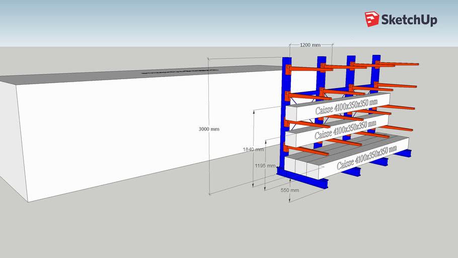 Cantilever | 3D Warehouse