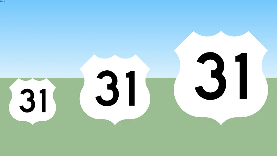 U.S. 31 Sign | 3D Warehouse