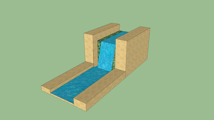 A waterfall | 3D Warehouse