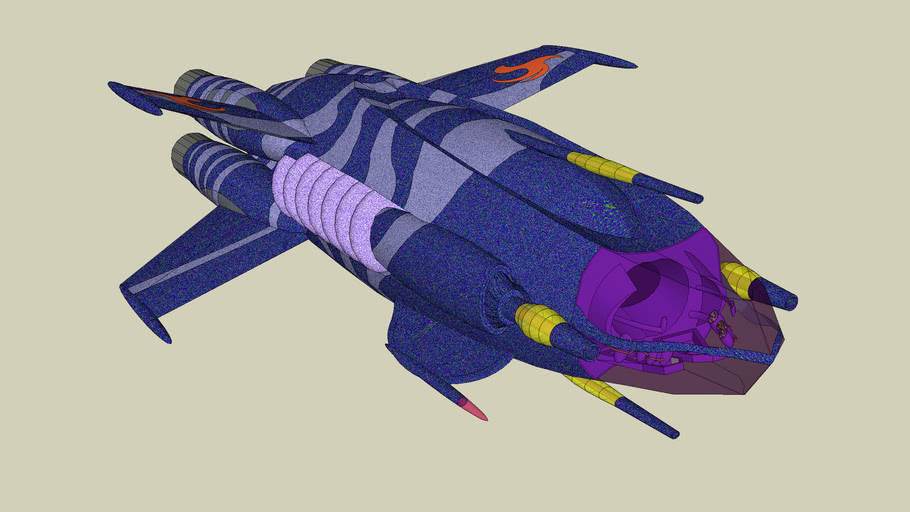 Ssou Qku Taq Fighter FATBOY Mk2 | 3D Warehouse