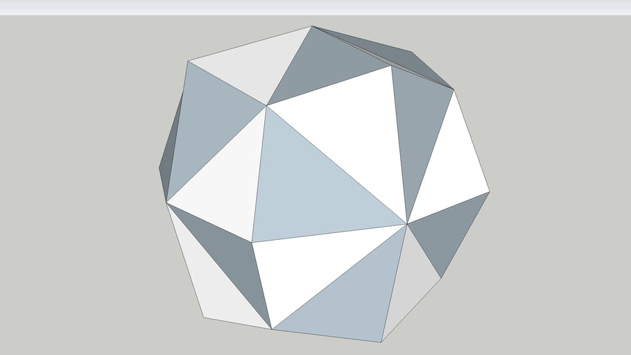 六角化八面體(Disdyakis dodecahedron) | 3D Warehouse