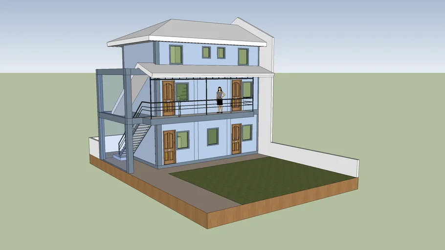 TWO STOREY STUDIO UNITS | 3D Warehouse