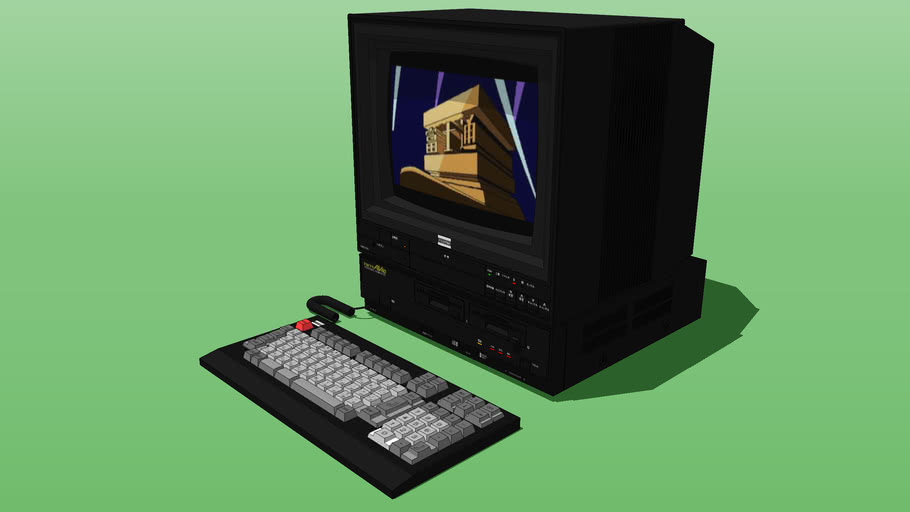 Fujitsu Personal Computer FM77AV40] (1986:Japan) | 3D Warehouse
