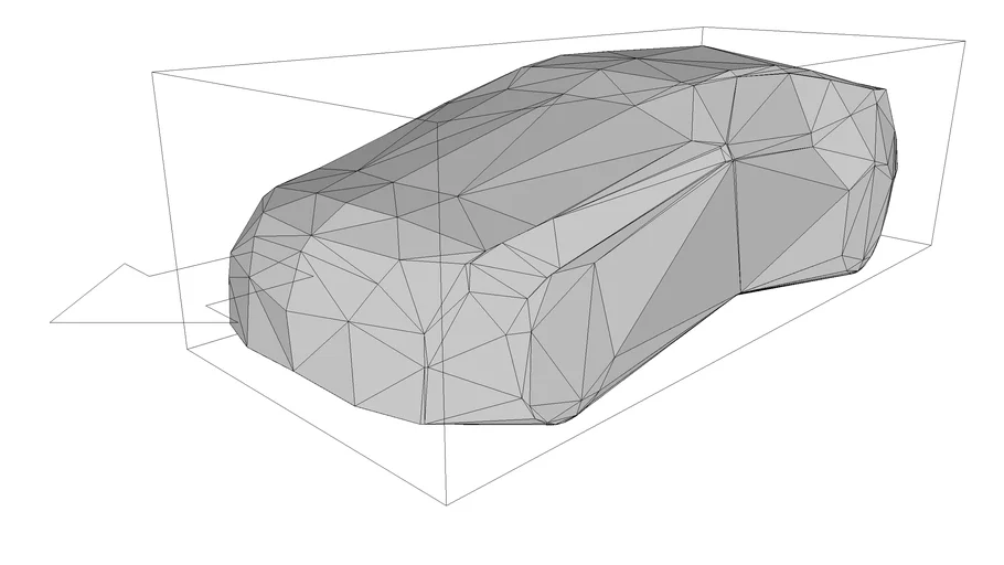 ROCKIT3D Car 0012 (Cadillac CTS) silver driving | 3D Warehouse