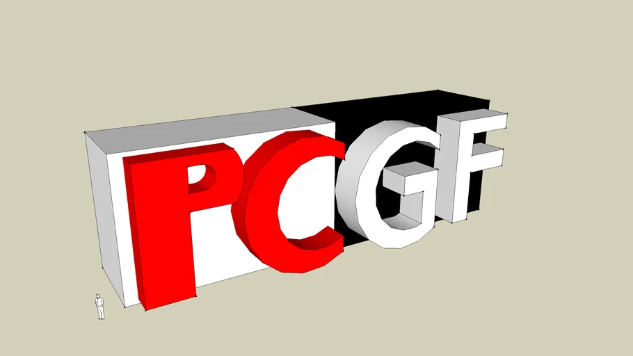 PCGF Logo | 3D Warehouse