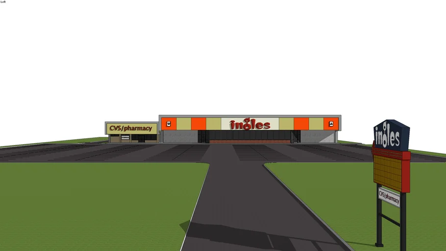 Vintage Ingles Supermarket - Large Size | 3D Warehouse