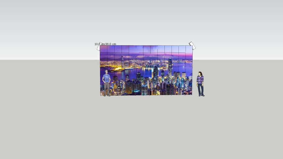 led wall setup | 3D Warehouse