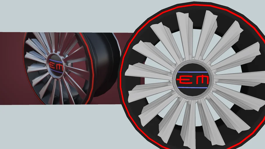em car wheel maxell texturized | 3D Warehouse