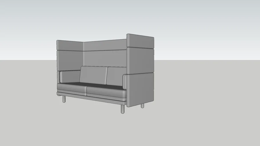 DE VORM - ARNHEM SOFA ROUND LEGS 141 | 3D Warehouse