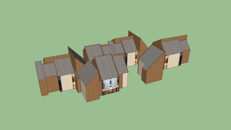 Greek Row - 3 | 3D Warehouse