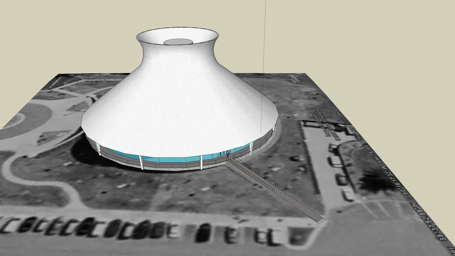 McDonnell Planetarium @ Forest Park, St Louis - 7th Model | 3D Warehouse