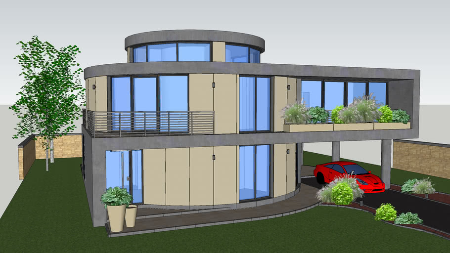 Hillside House | 3D Warehouse