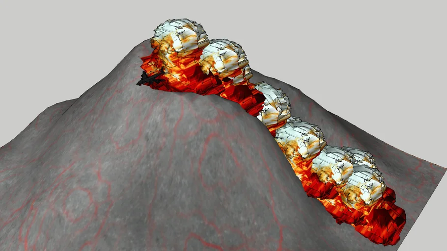 Nuclear Volcano | 3D Warehouse