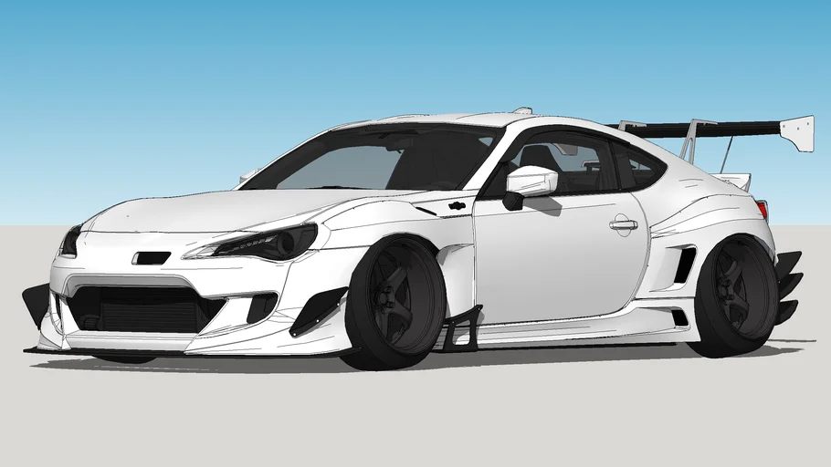 Rocket Bunny V3 Style Wide Body Kit Toyota 86 ZN6/Subaru, 60% OFF