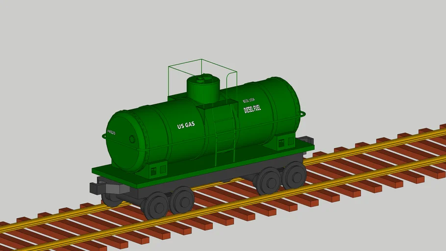 Railroad Gas Car | 3D Warehouse