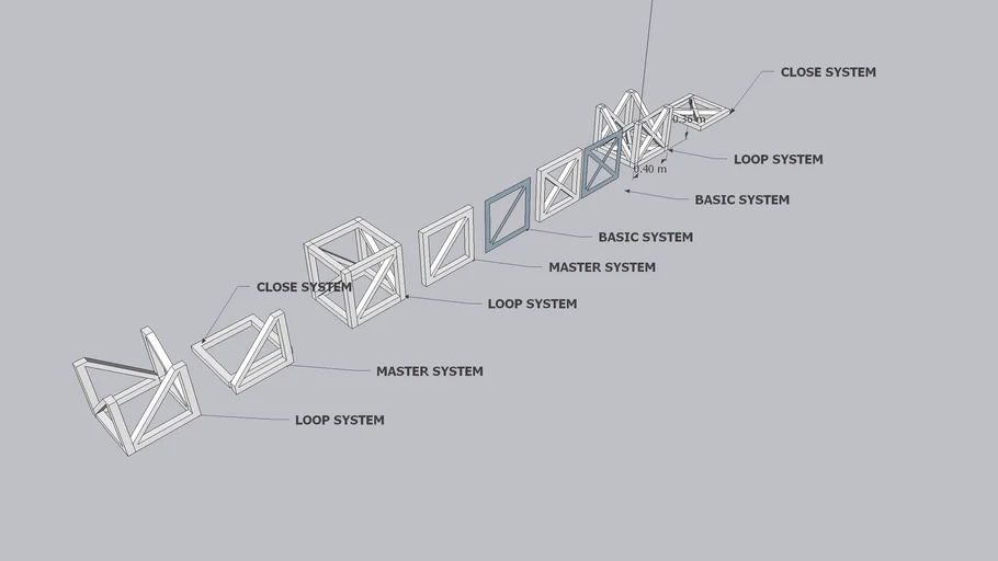 REGING LOOP MODE 40 X 40 | 3D Warehouse