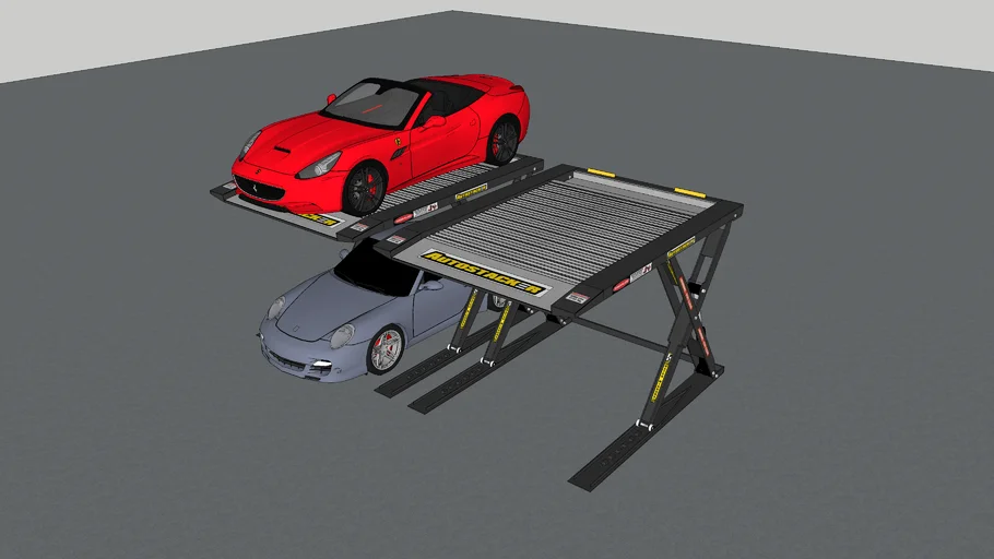 CAR PARKING LIFT BENDPAK Autostacker PL-6SR | 3D Warehouse