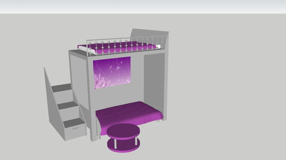 Bunk bed | 3D Warehouse