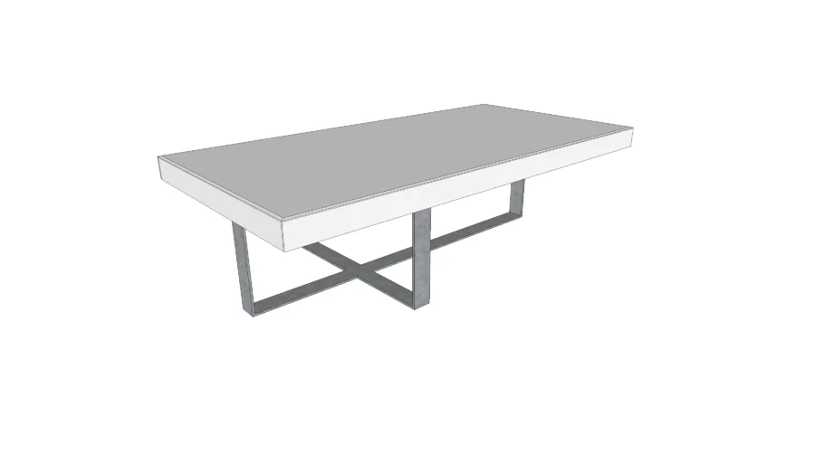 Mesa de Centro Retangular Cadis | 3D Warehouse