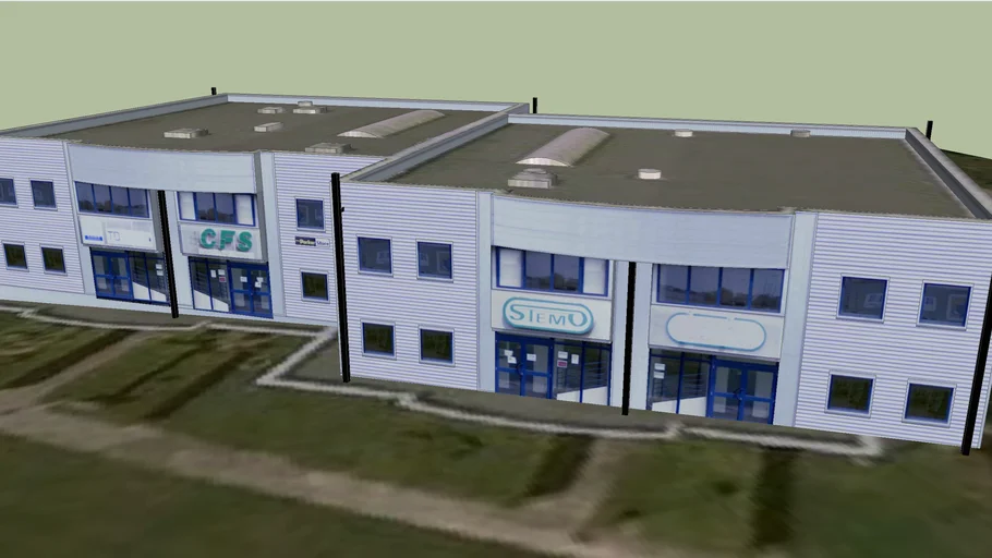 Bâtiment commercial | 3D Warehouse