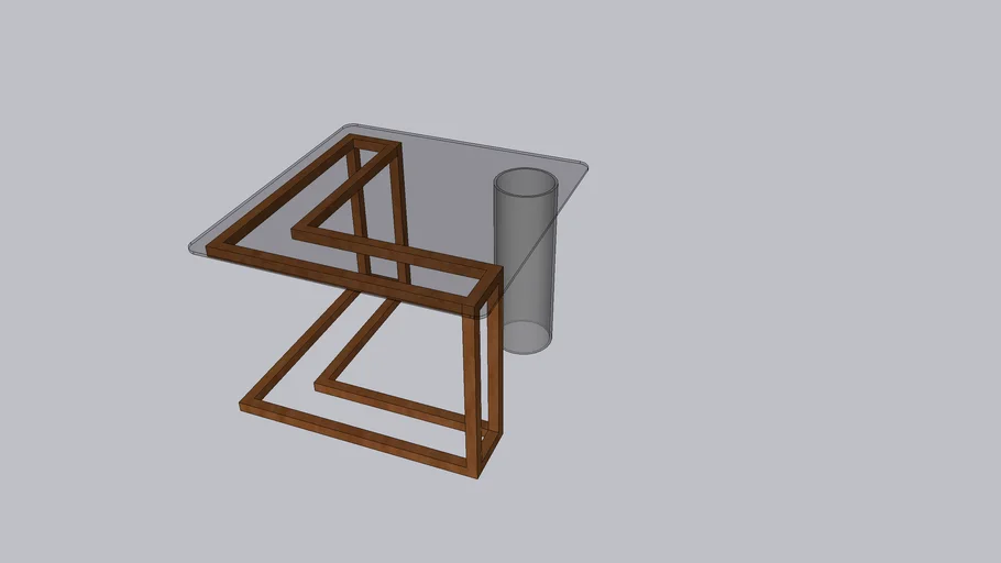 Glass table | 3D Warehouse