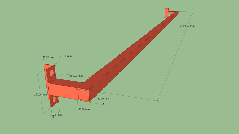 pallet back stopper | 3D Warehouse