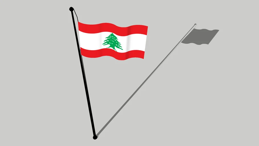 Flag of Lebanon - Eulim Lubnan - علم لبنان | 3D Warehouse