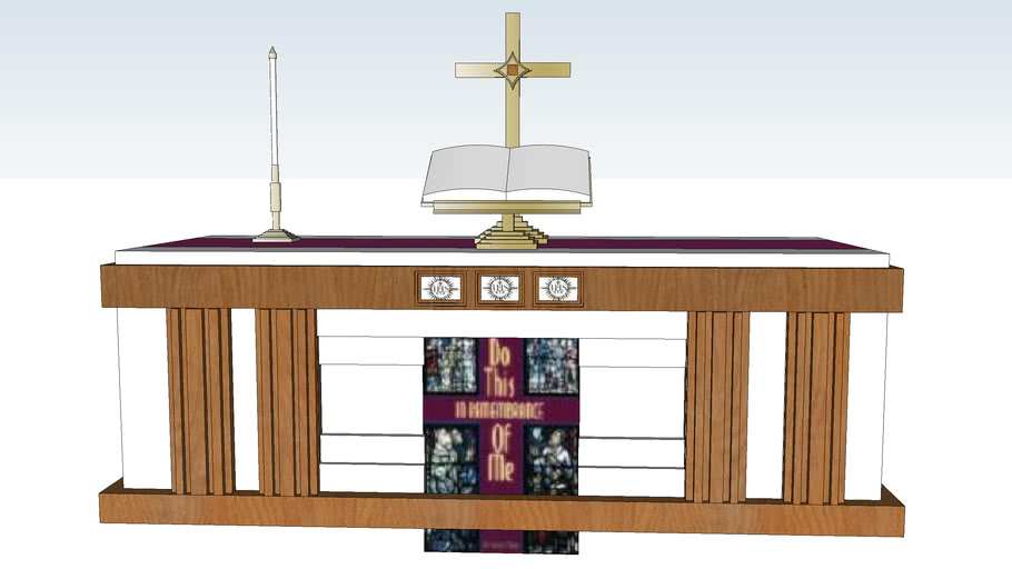 Communion Table | 3D Warehouse