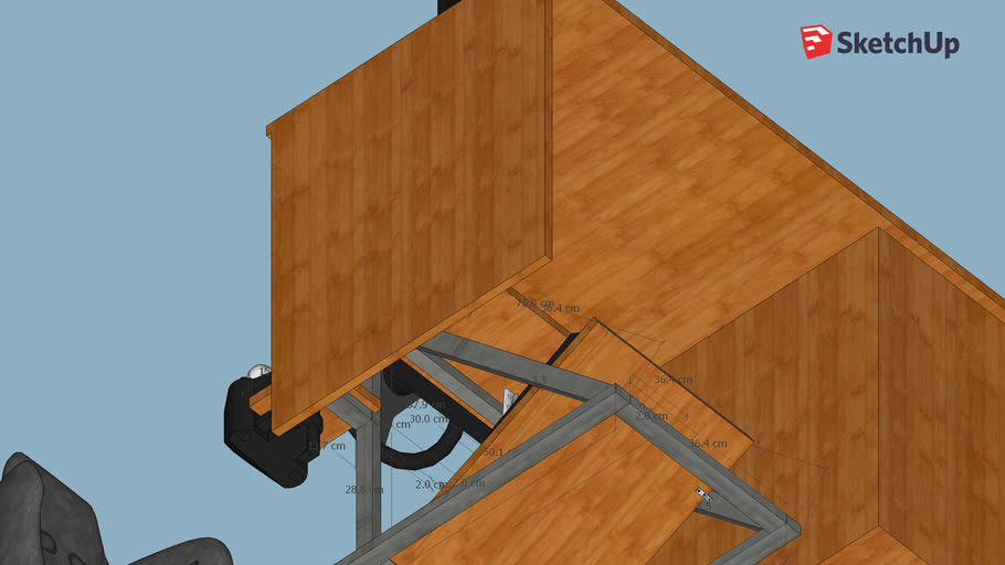 Prototype DIY Sim Racing Cockpit | 3D Warehouse