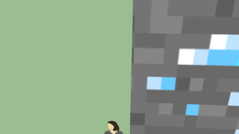 Giant Minecraft Diamond Block | 3D Warehouse