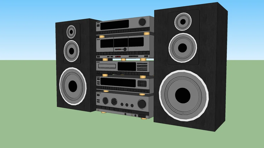 Sony LBT-D705 complete stereo system | 3D Warehouse