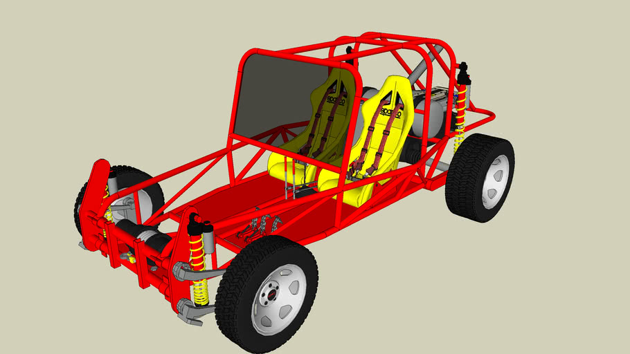 Gaiola Cross 2.2 16v (Dune Buggy) | 3D Warehouse