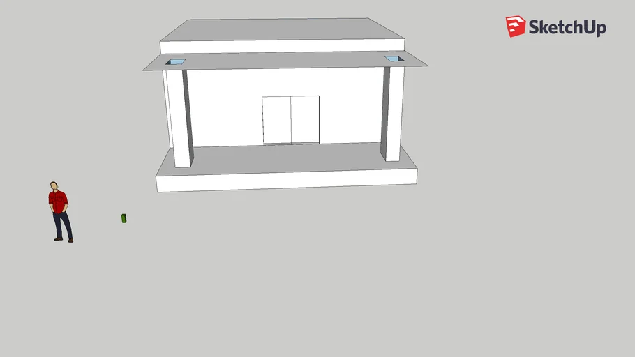 modern cool room house | 3D Warehouse